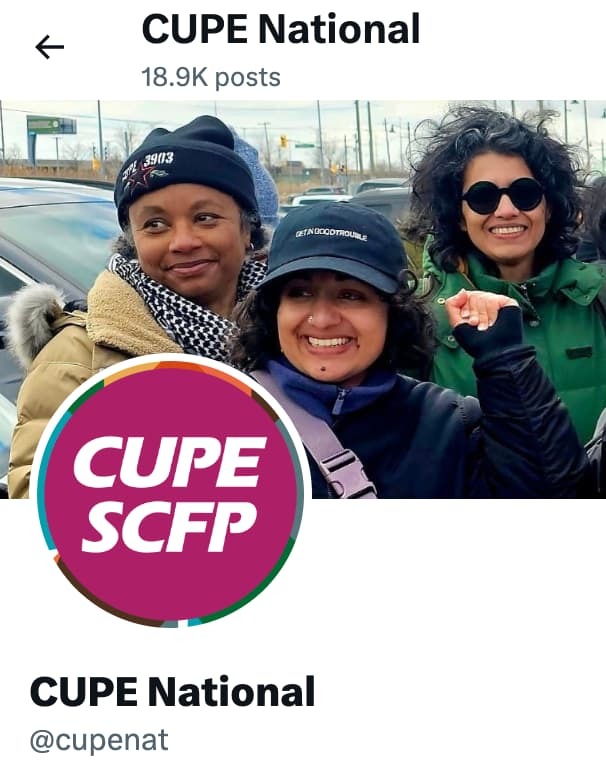 Antisemitism CUPE Canada Union