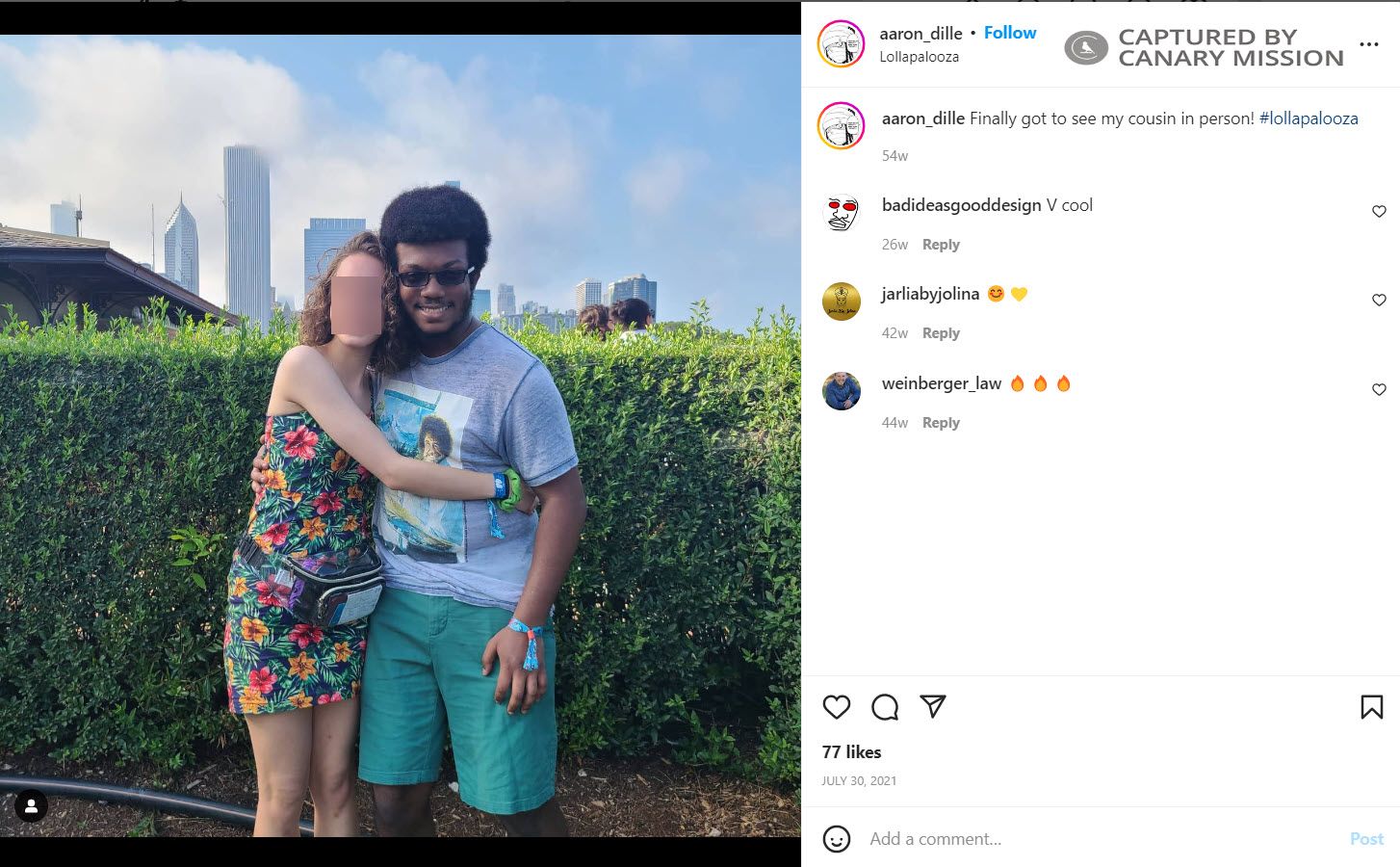 Aaron Dille - Canary Mission