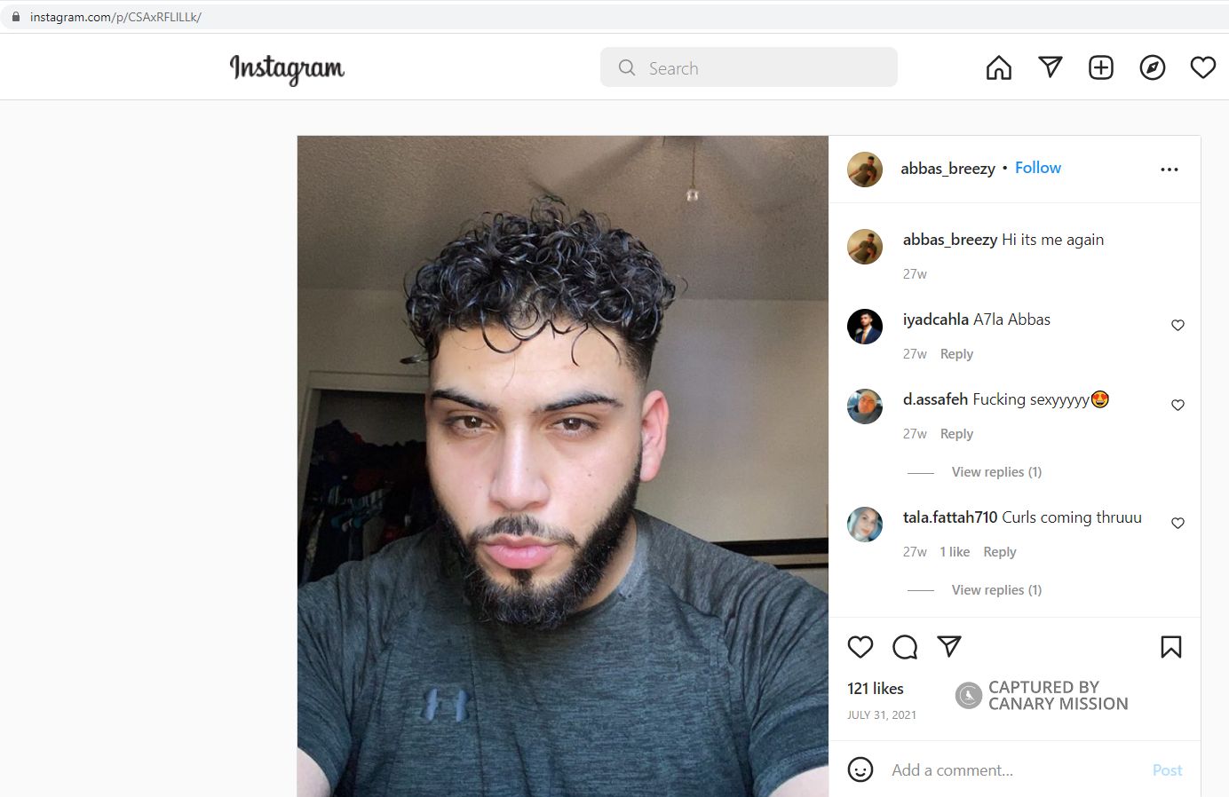 Abbas Shiha - Canary Mission