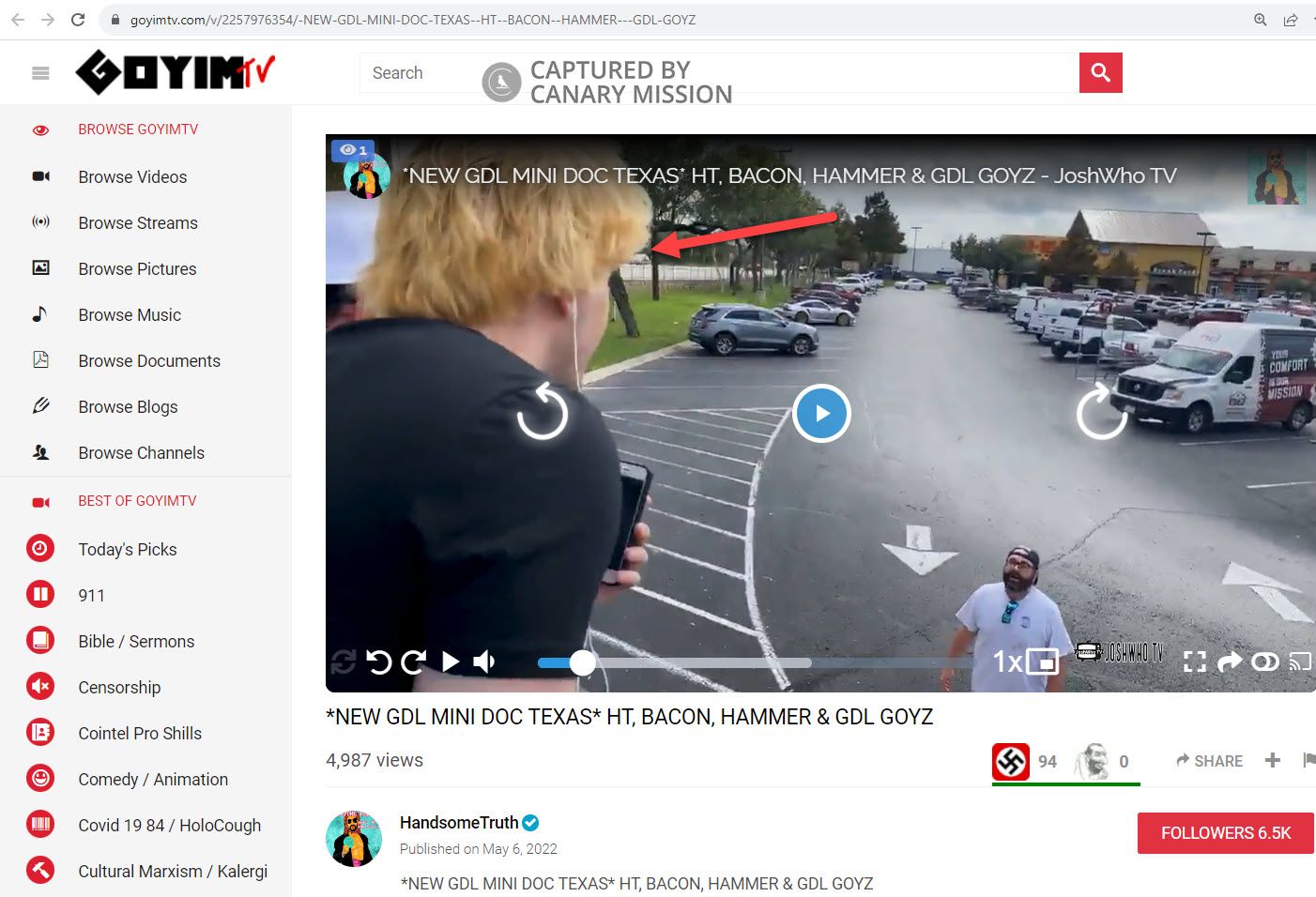 Adam Donaldson - Canary Mission
