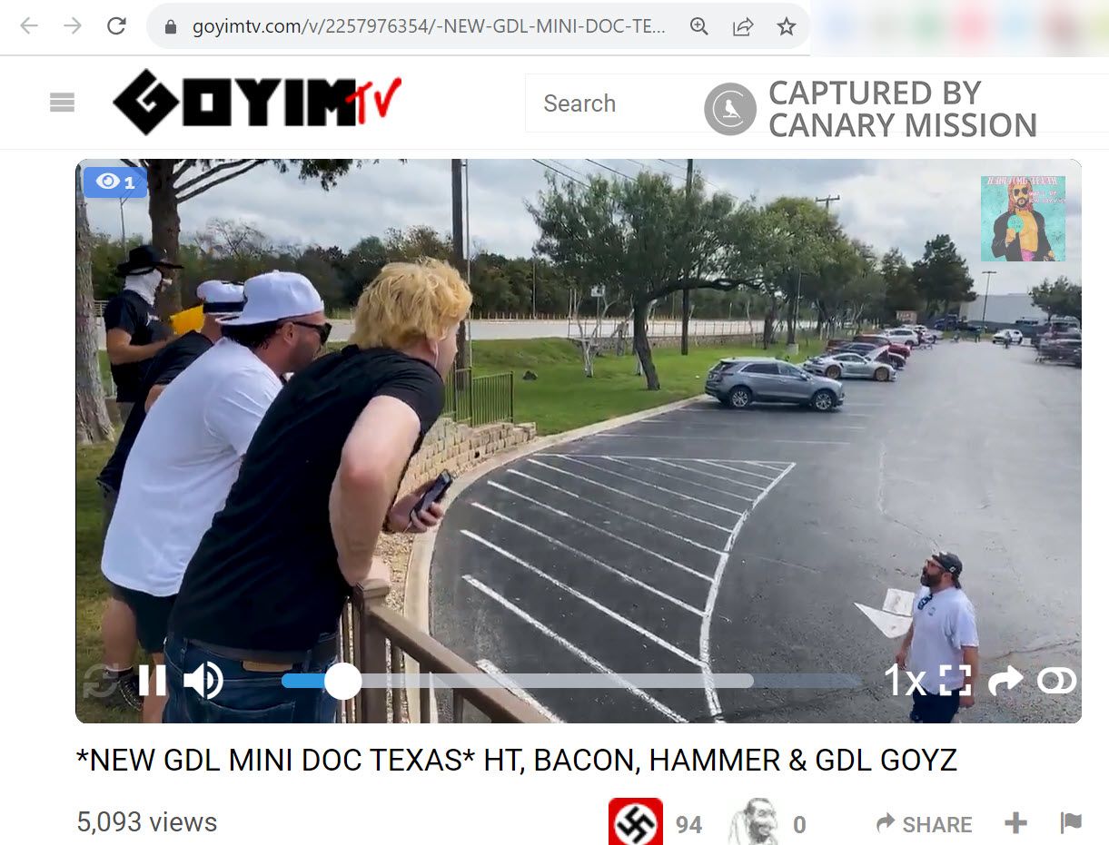 Adam Donaldson - Canary Mission