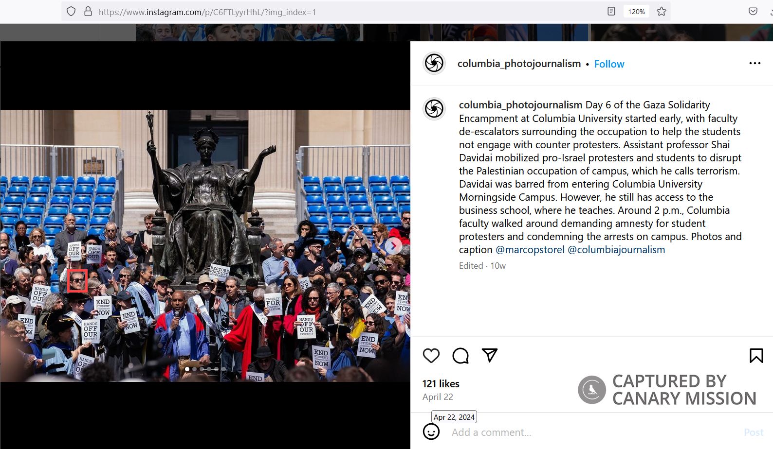 Alexander Alberro - Canary Mission