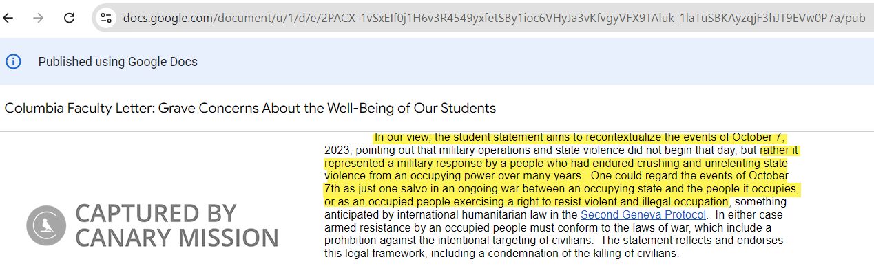 Alexander Alberro - Canary Mission