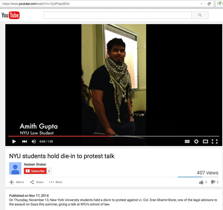 Amith Gupta - Canary Mission