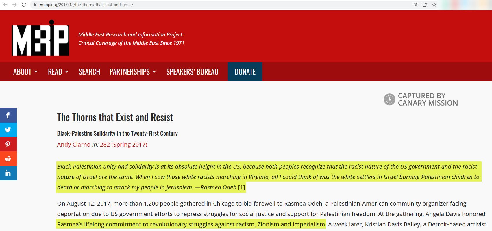 Andy Clarno - Canary Mission