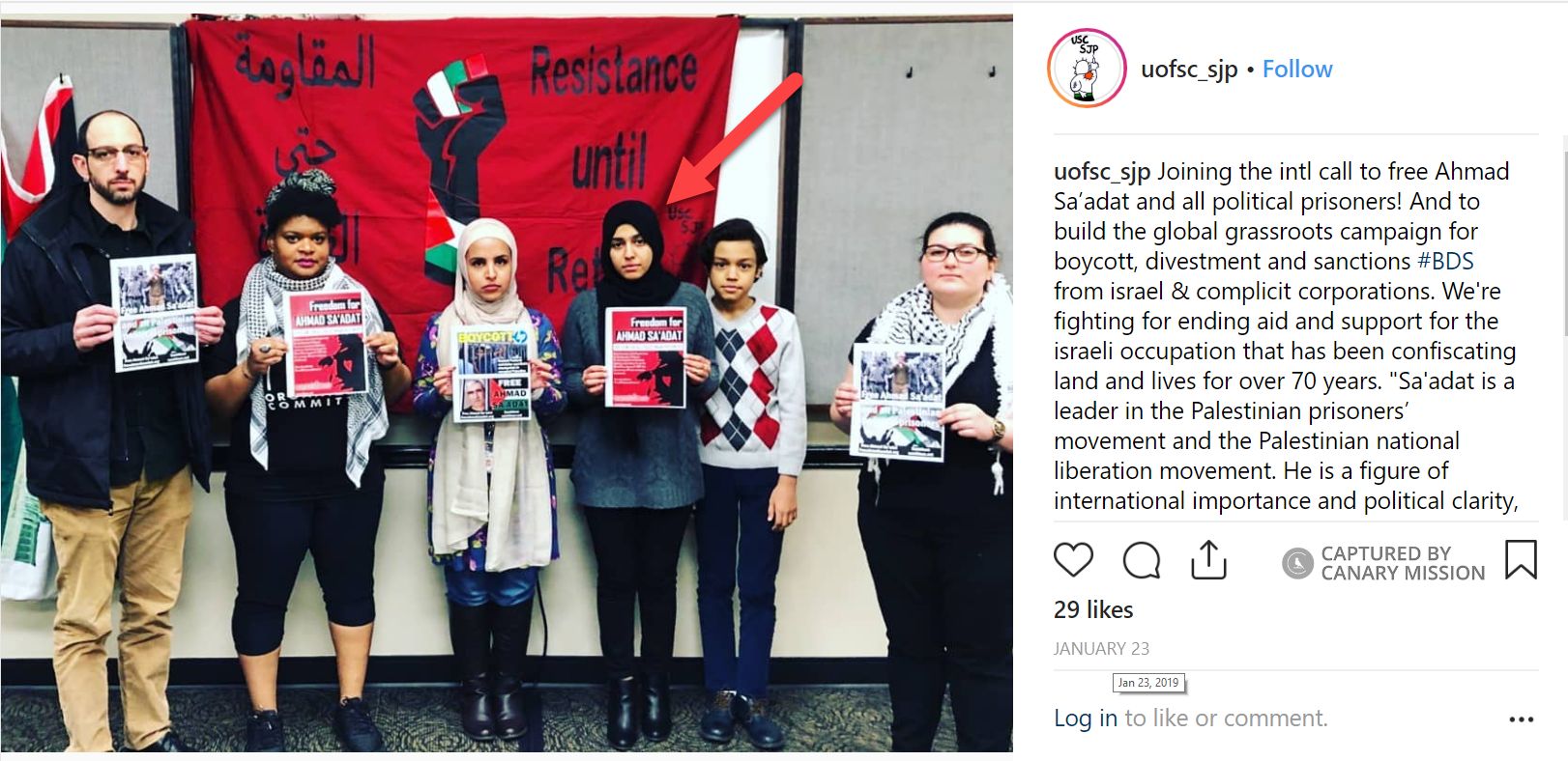 Aya Gamal - Canary Mission