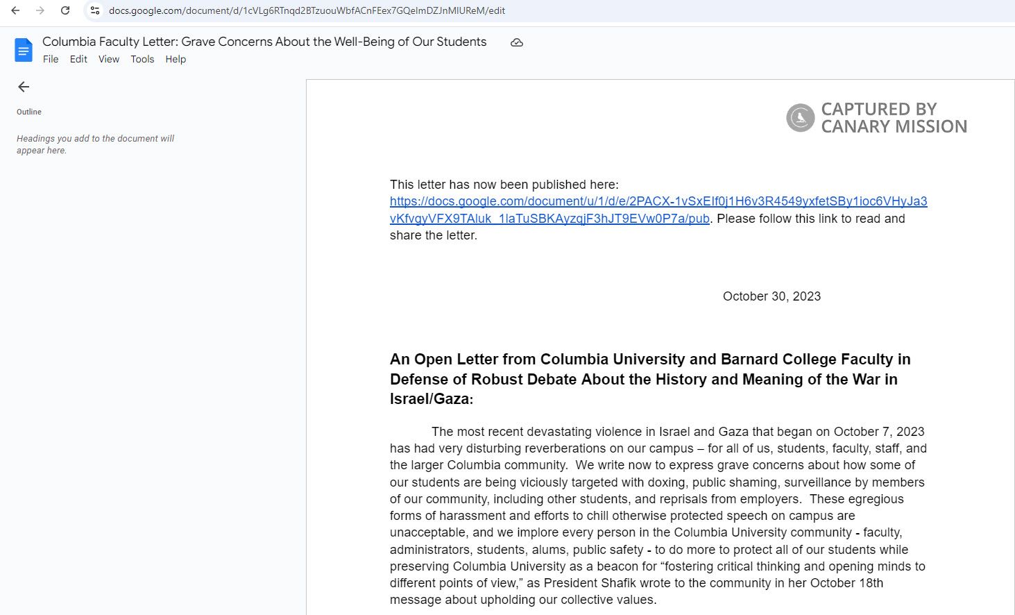 Bahia Munem - Canary Mission