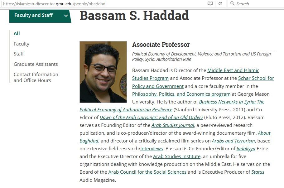 Bassam Haddad - Canary Mission