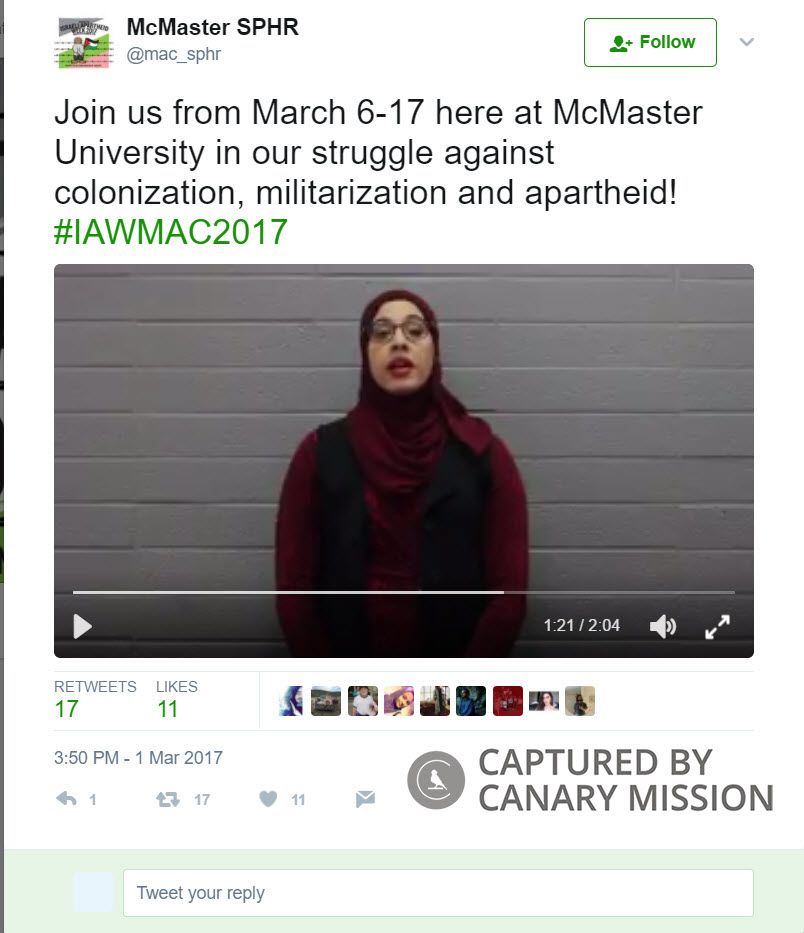 Batoul El Sayah - Canary Mission