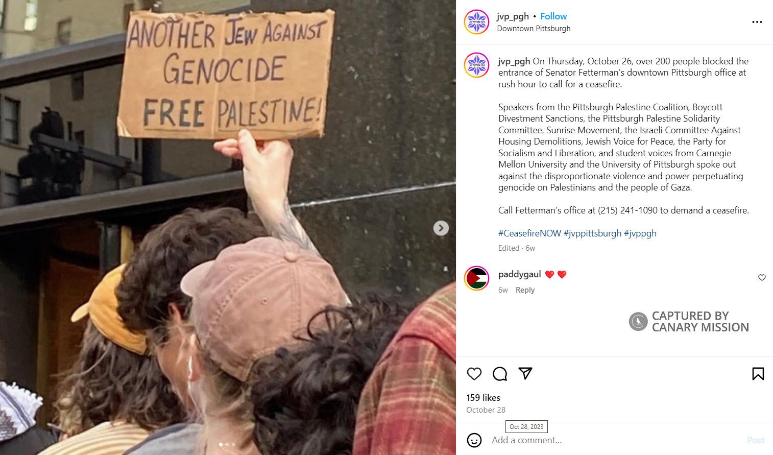 Betsey Piette - Canary Mission