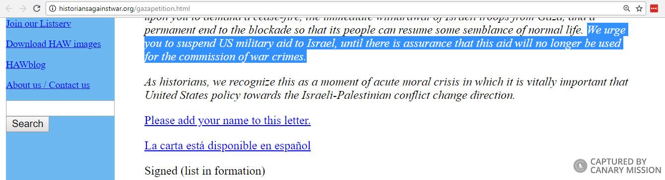 Brandon Wolfe-Hunnicutt - Canary Mission