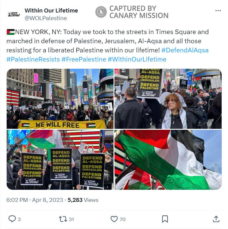 Cameron Jones - Canary Mission