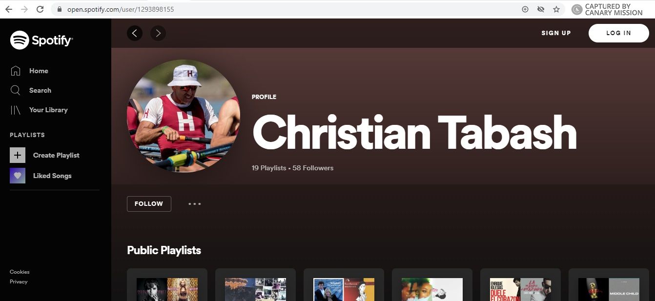 Christian Tabash - Canary Mission
