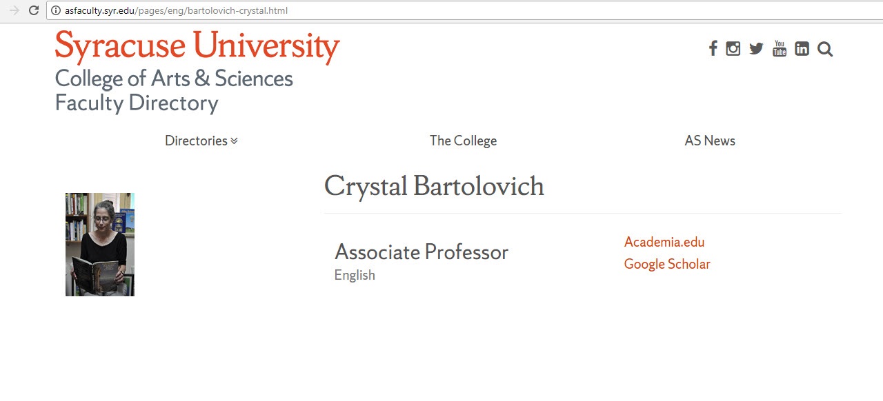Crystal Bartolovich - Canary Mission