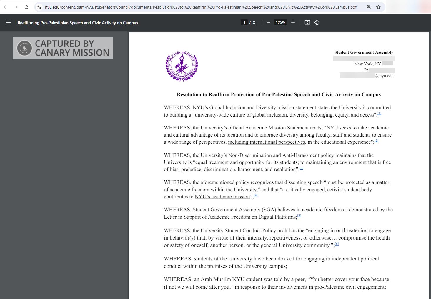 Darrion Hun - Canary Mission