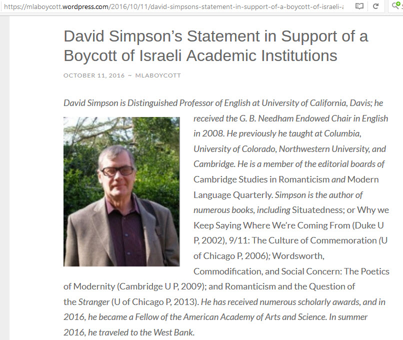 David Simpson - Canary Mission