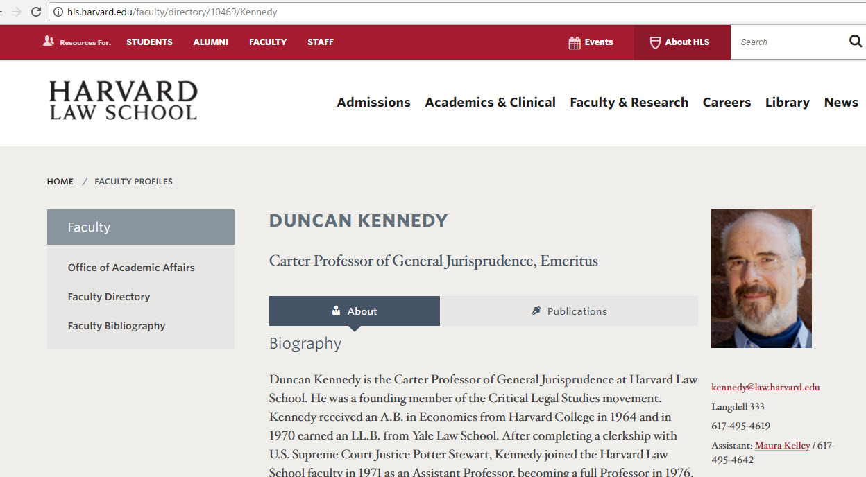 Duncan Kennedy - Canary Mission