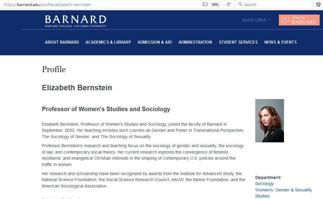 Elizabeth Bernstein - Canary Mission