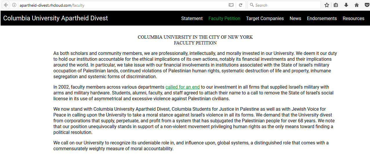 Elizabeth Bernstein - Canary Mission