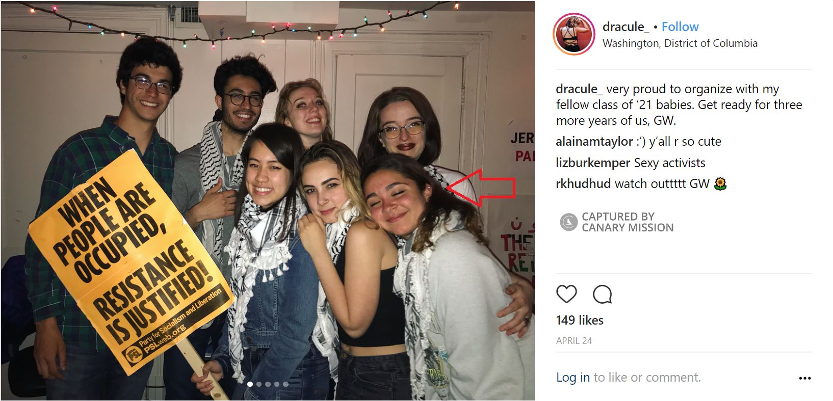 Elizabeth Rhoads - Canary Mission