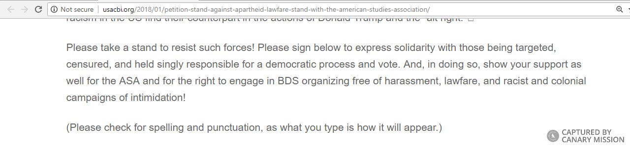 Eric Covey - Canary Mission