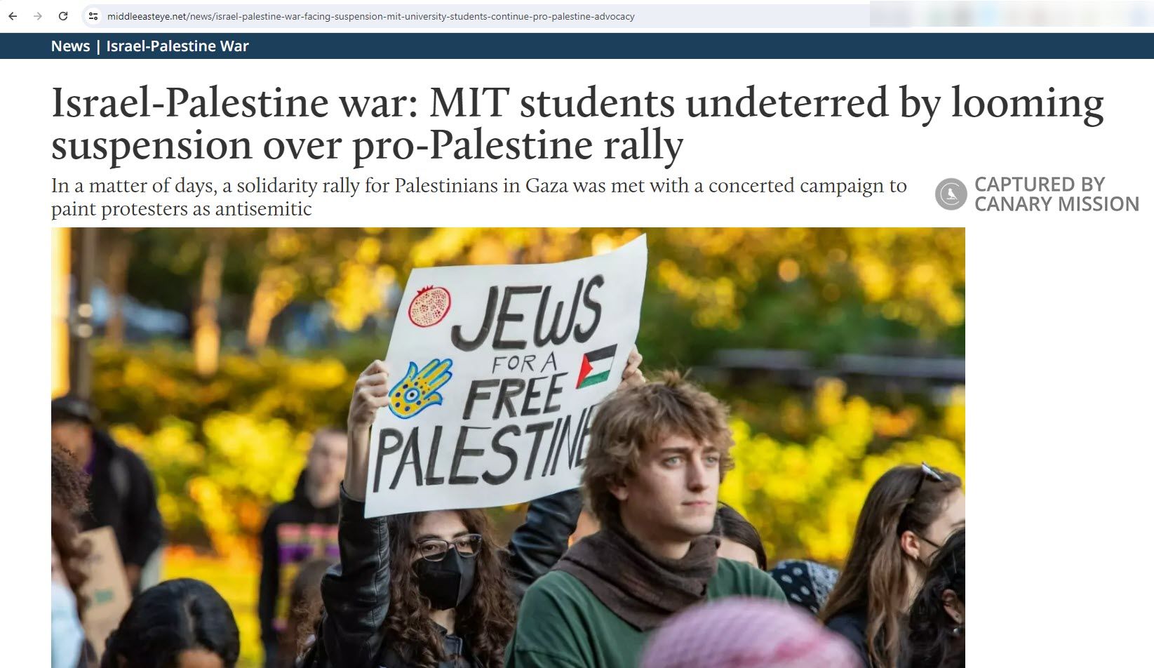 Francesca Riccio-Ackerman - Canary Mission