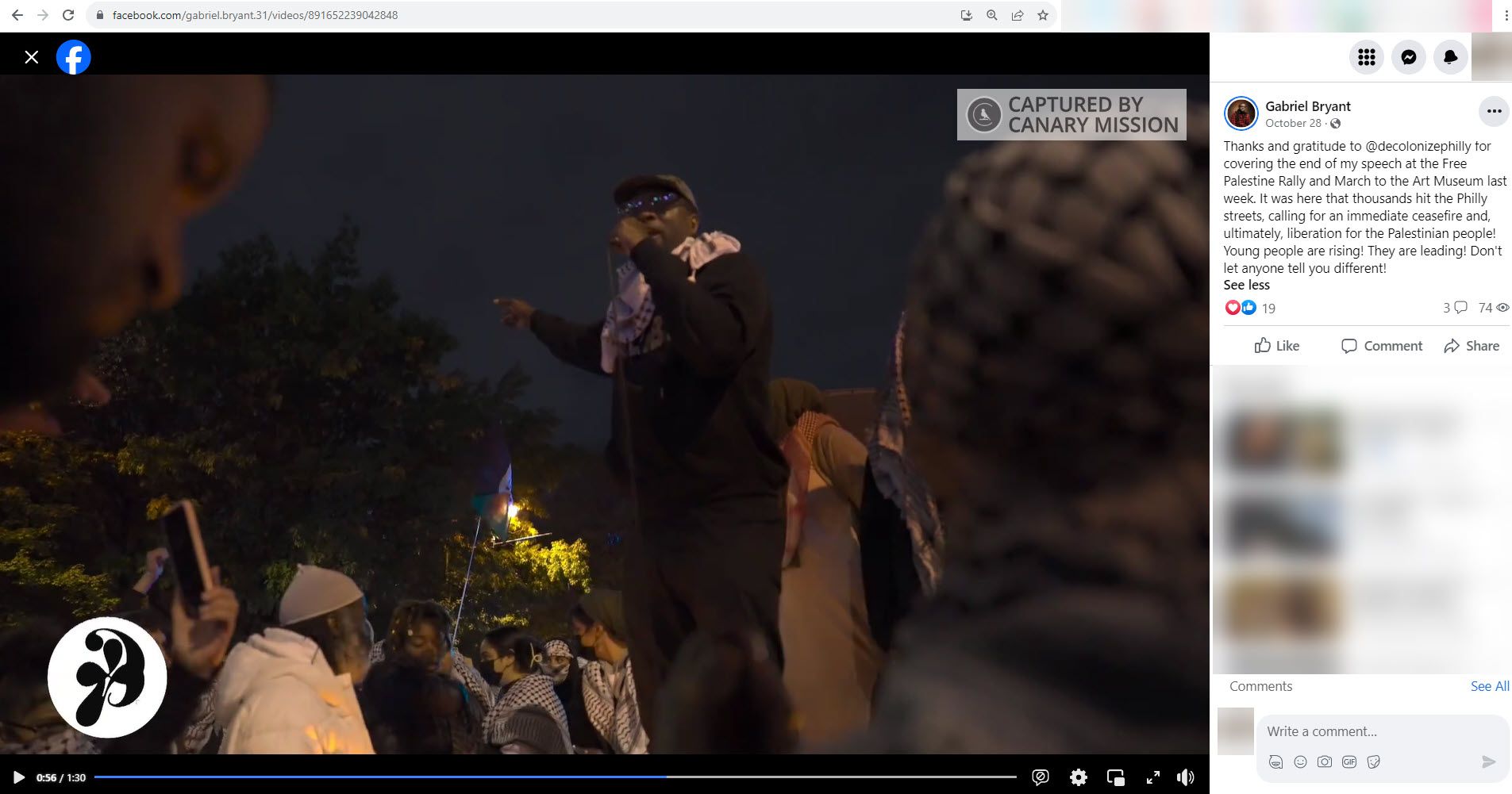 Gabriel Bryant - Canary Mission