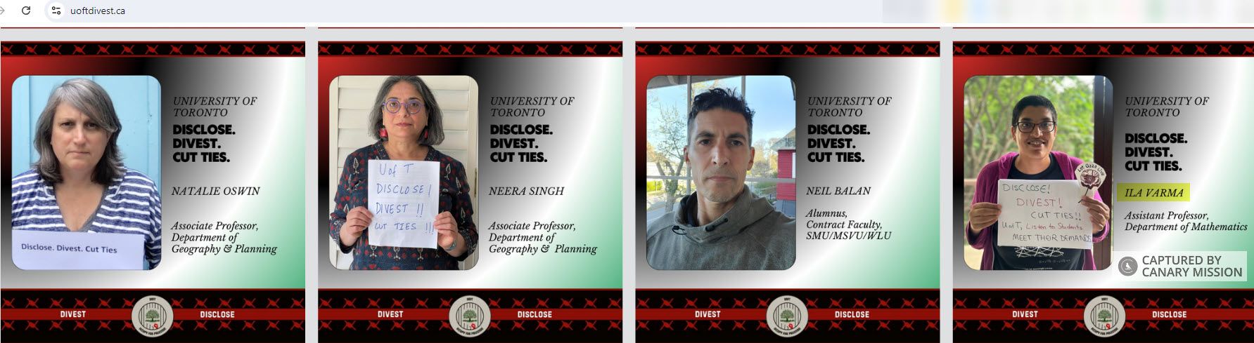 Ila Varma - Canary Mission