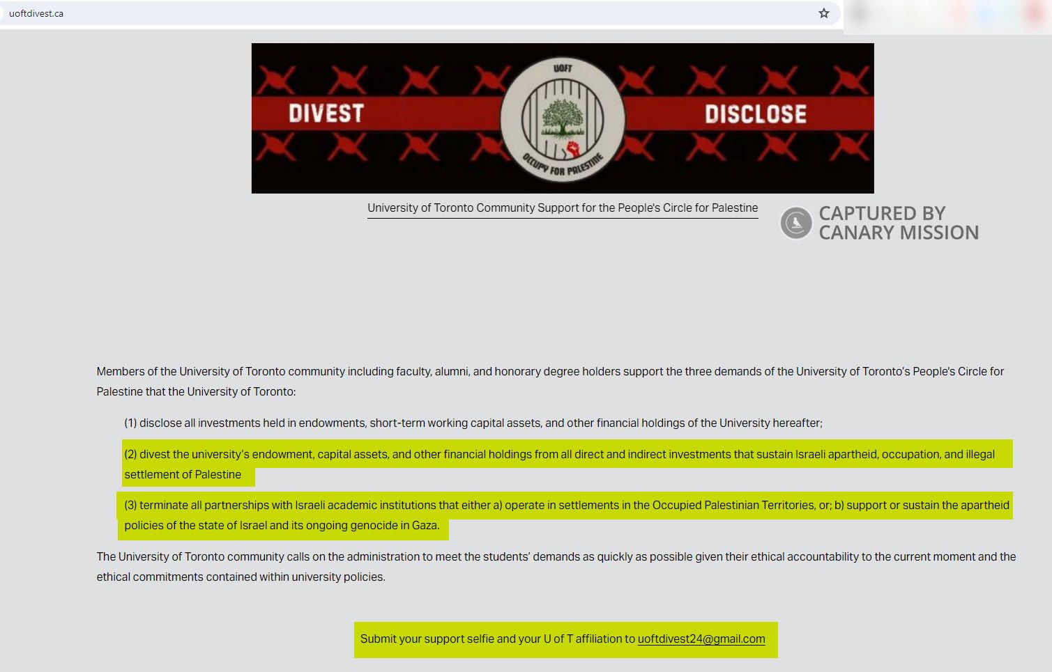 Ila Varma - Canary Mission