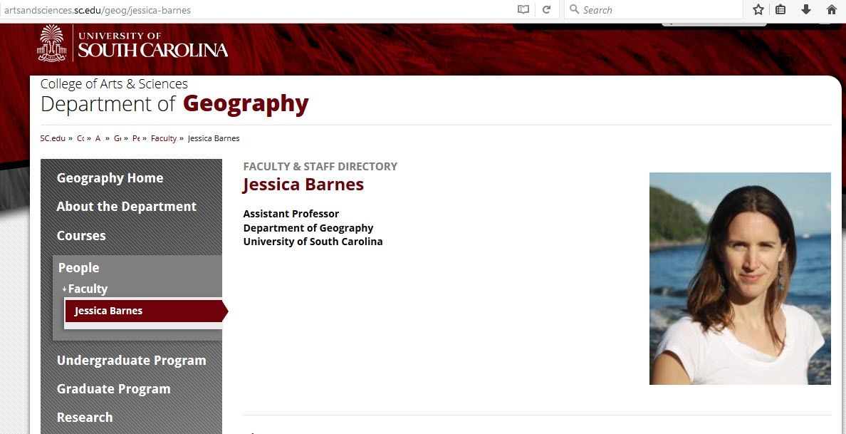 Jessica Barnes - Canary Mission