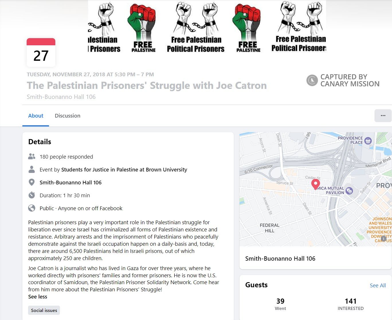 Joe Catron - Canary Mission