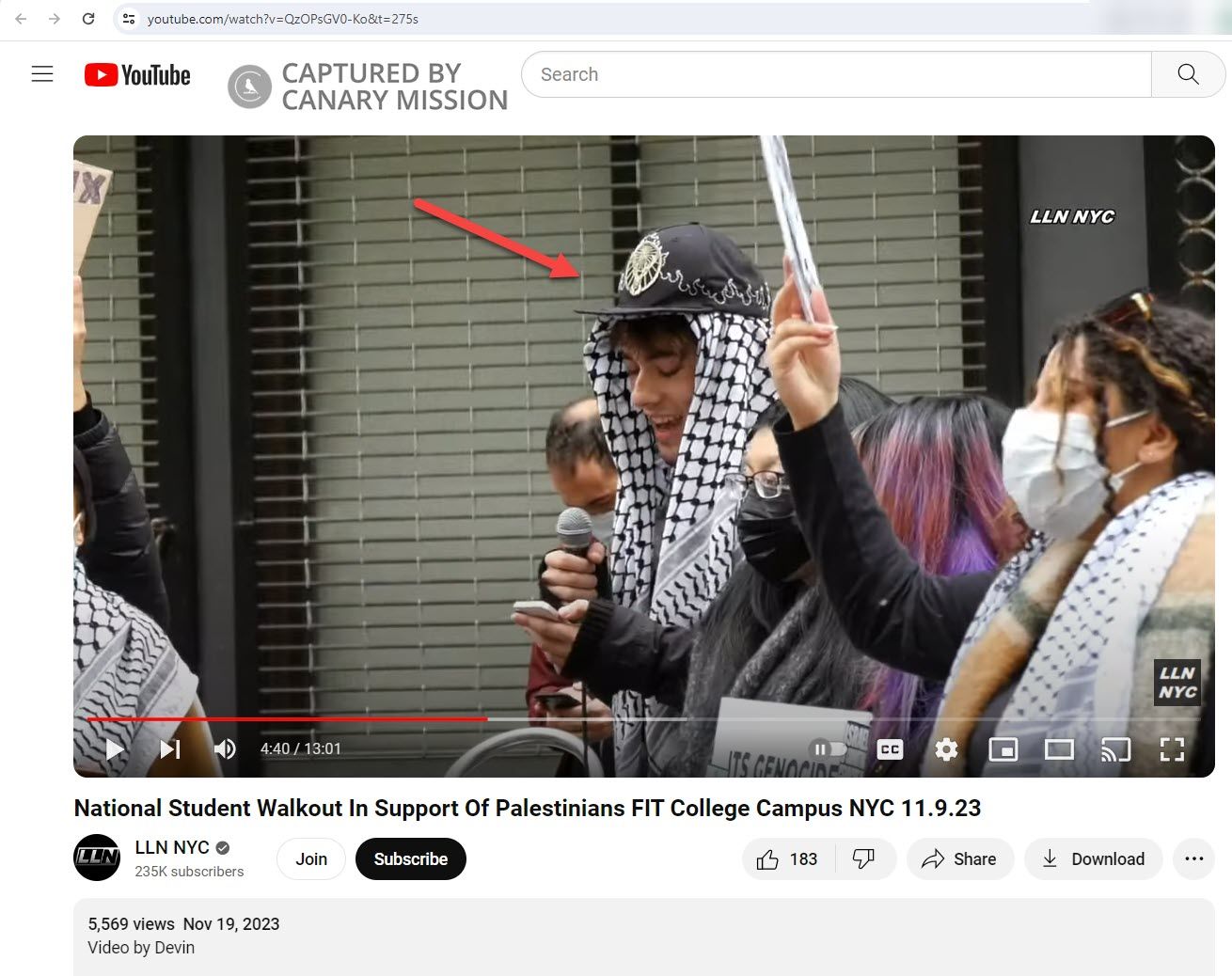 Jonas King - Canary Mission