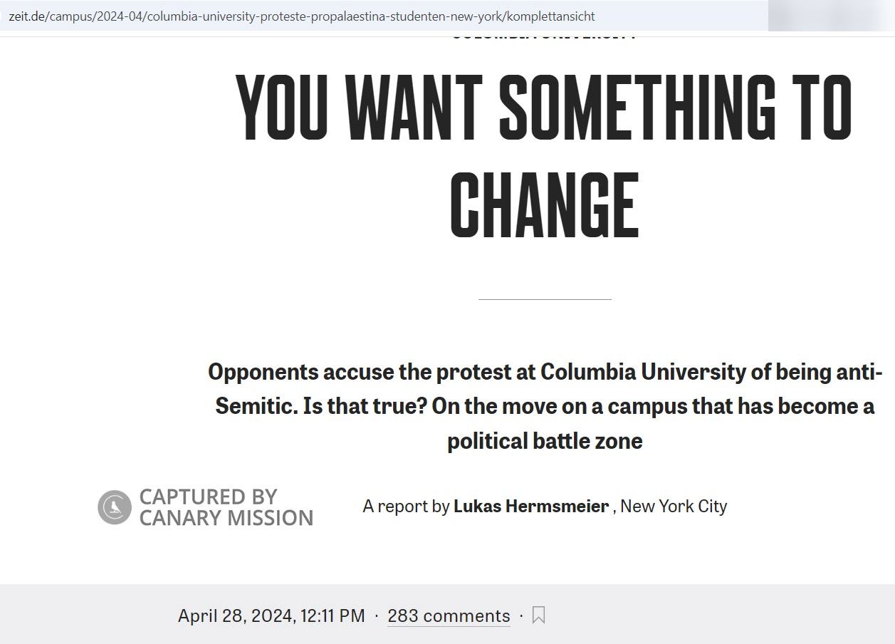 Jonathan Ben-Menachem - Canary Mission