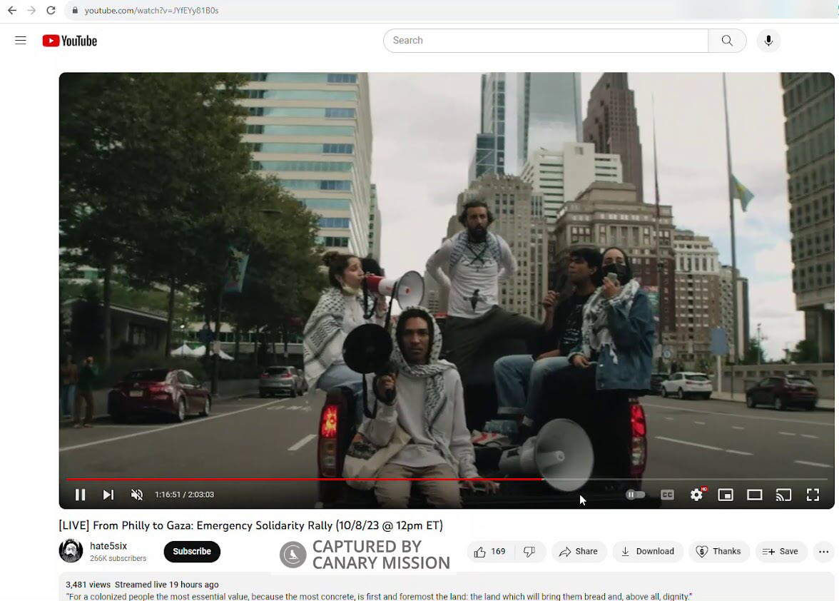 Jordan Vaughan - Canary Mission