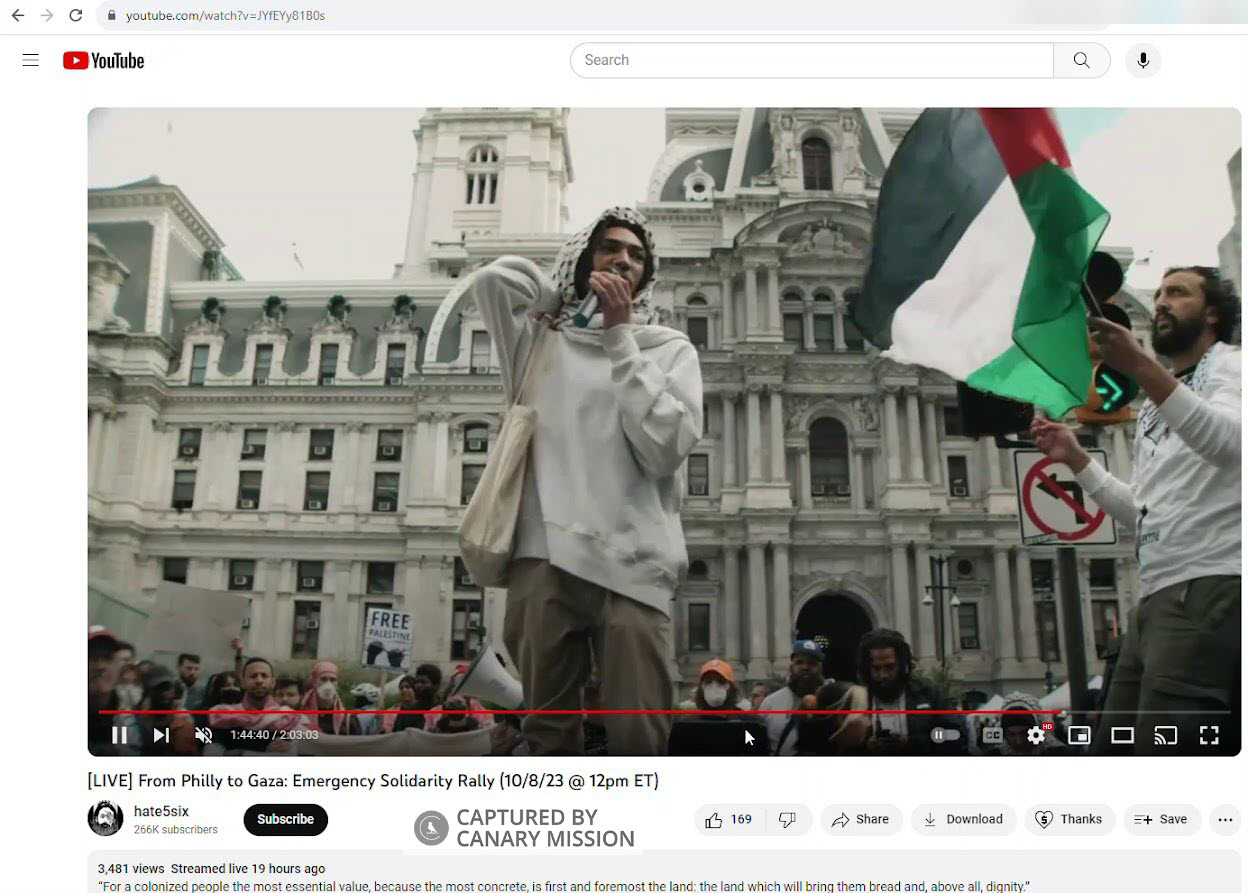 Jordan Vaughan - Canary Mission