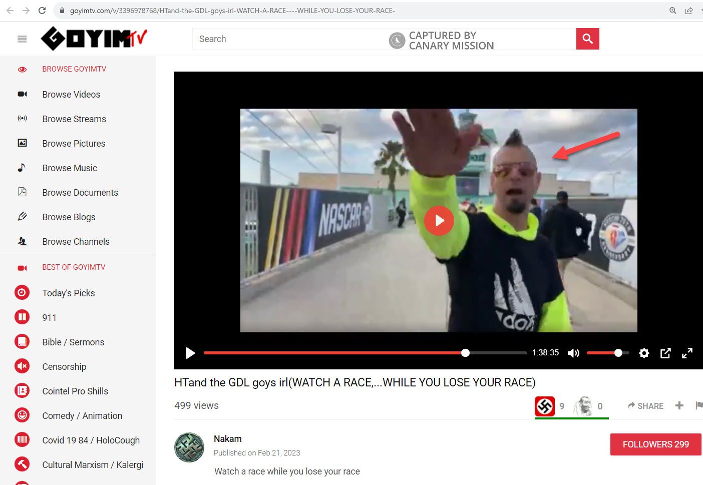 Joseph Bounds - Canary Mission