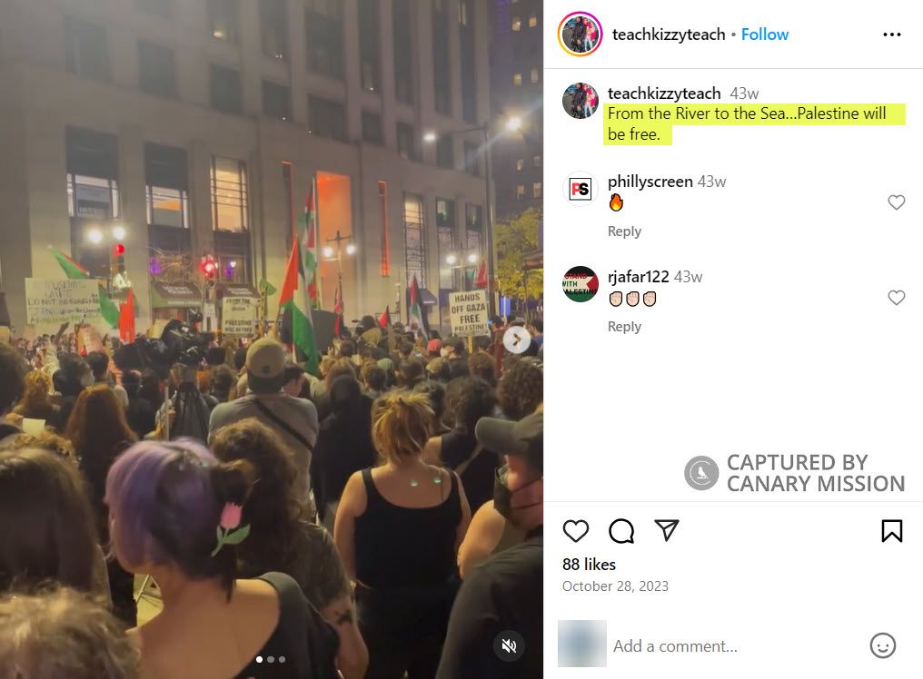 Keziah Ridgeway - Canary Mission