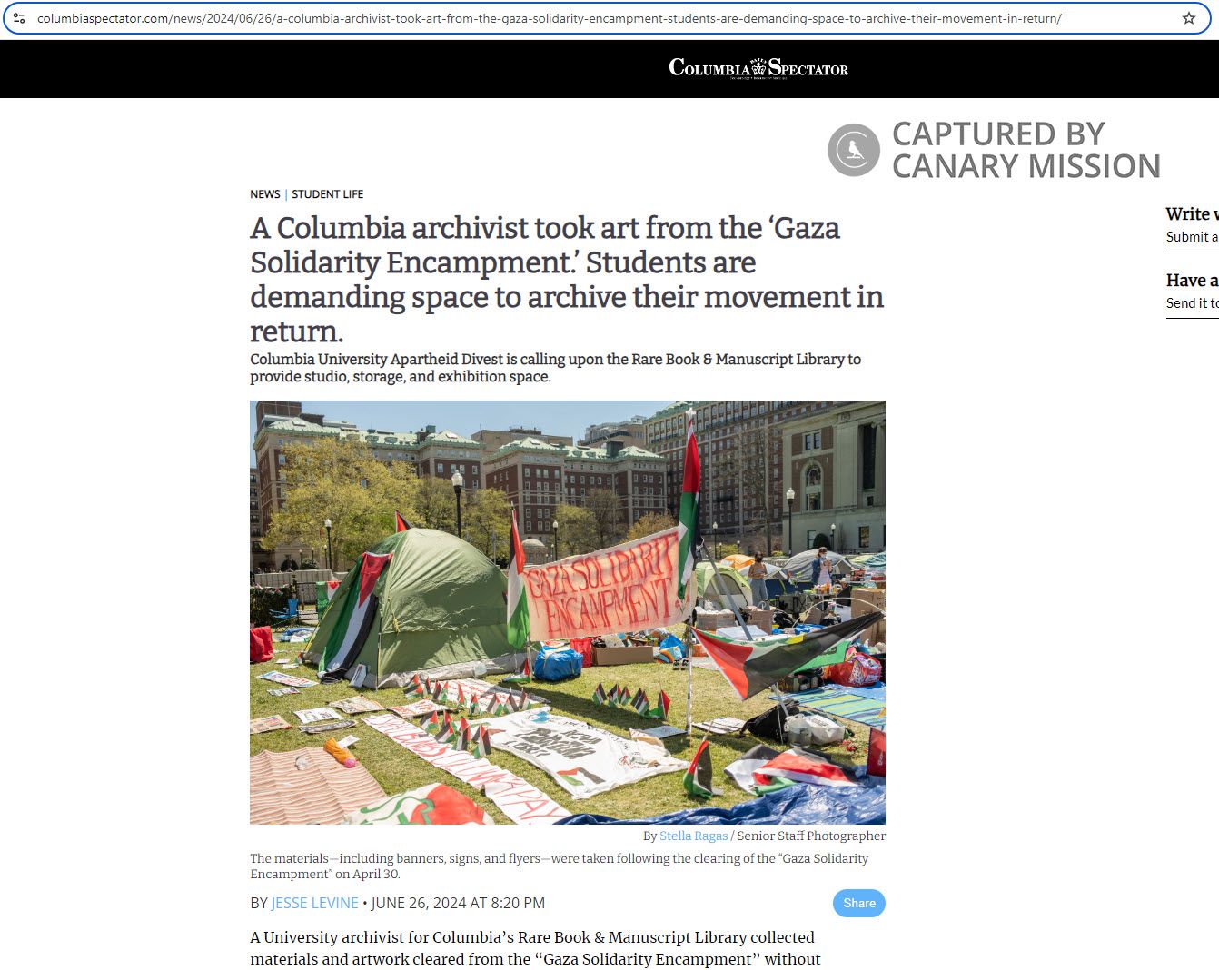 Layal Srouji - Canary Mission