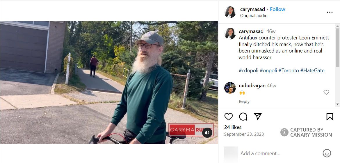 Leon Emmett - Canary Mission