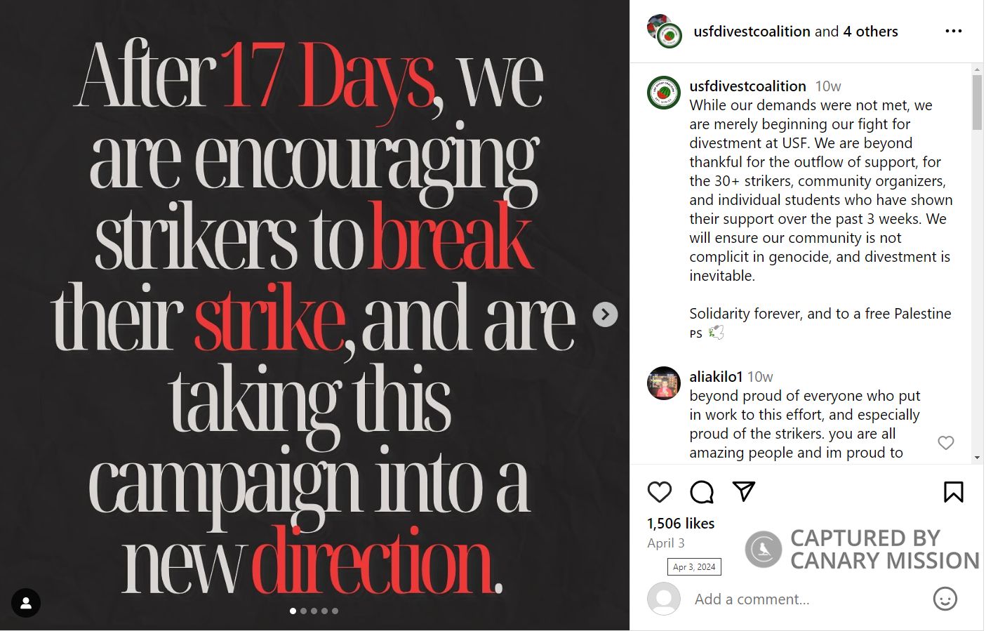 Logan White - Canary Mission