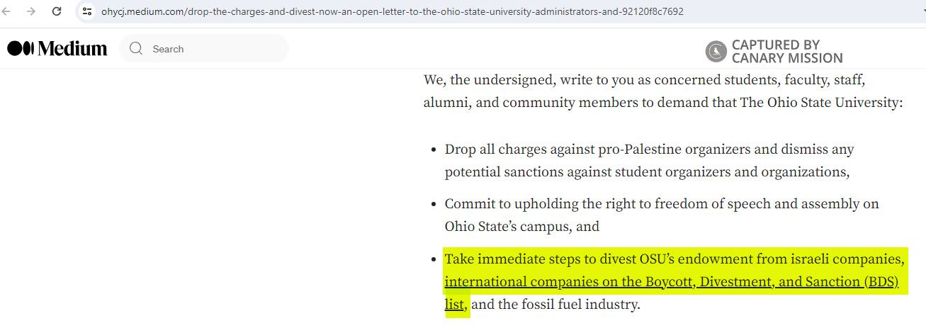 Mackenzie Rounds - Canary Mission