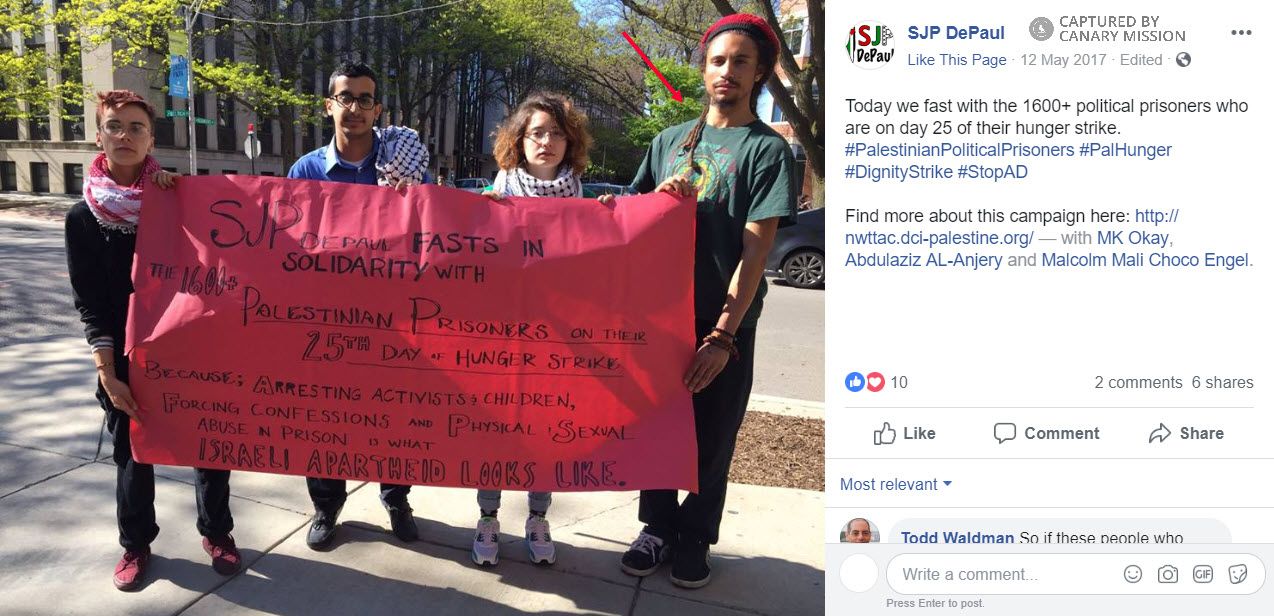 Malcolm Engel - Canary Mission