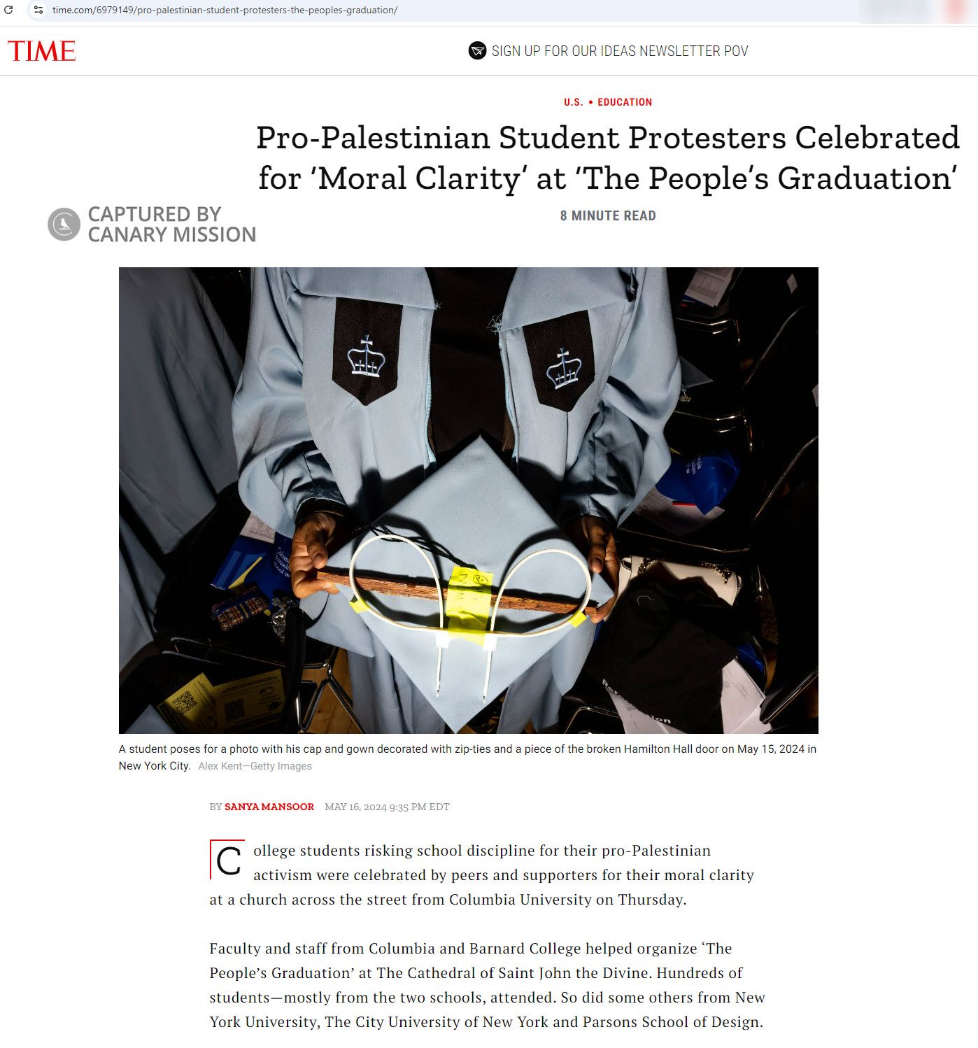 Manu Karuka - Canary Mission