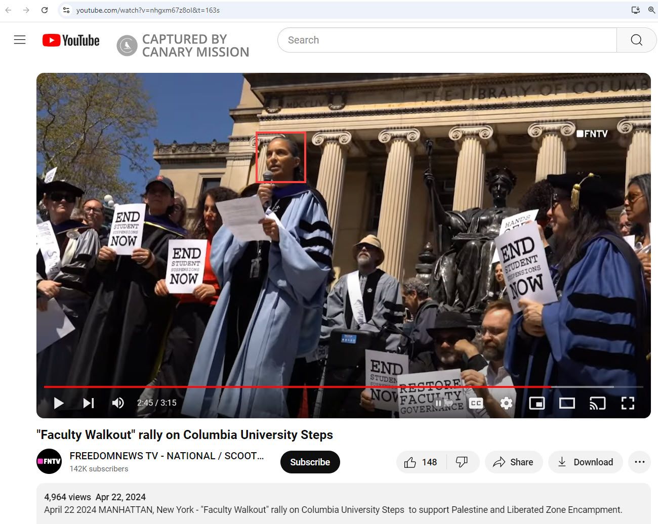 Maria Rivera Maulucci - Canary Mission