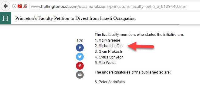 Michael Laffan - Canary Mission