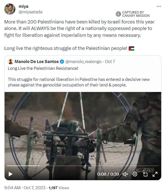 Miya Tada - Canary Mission