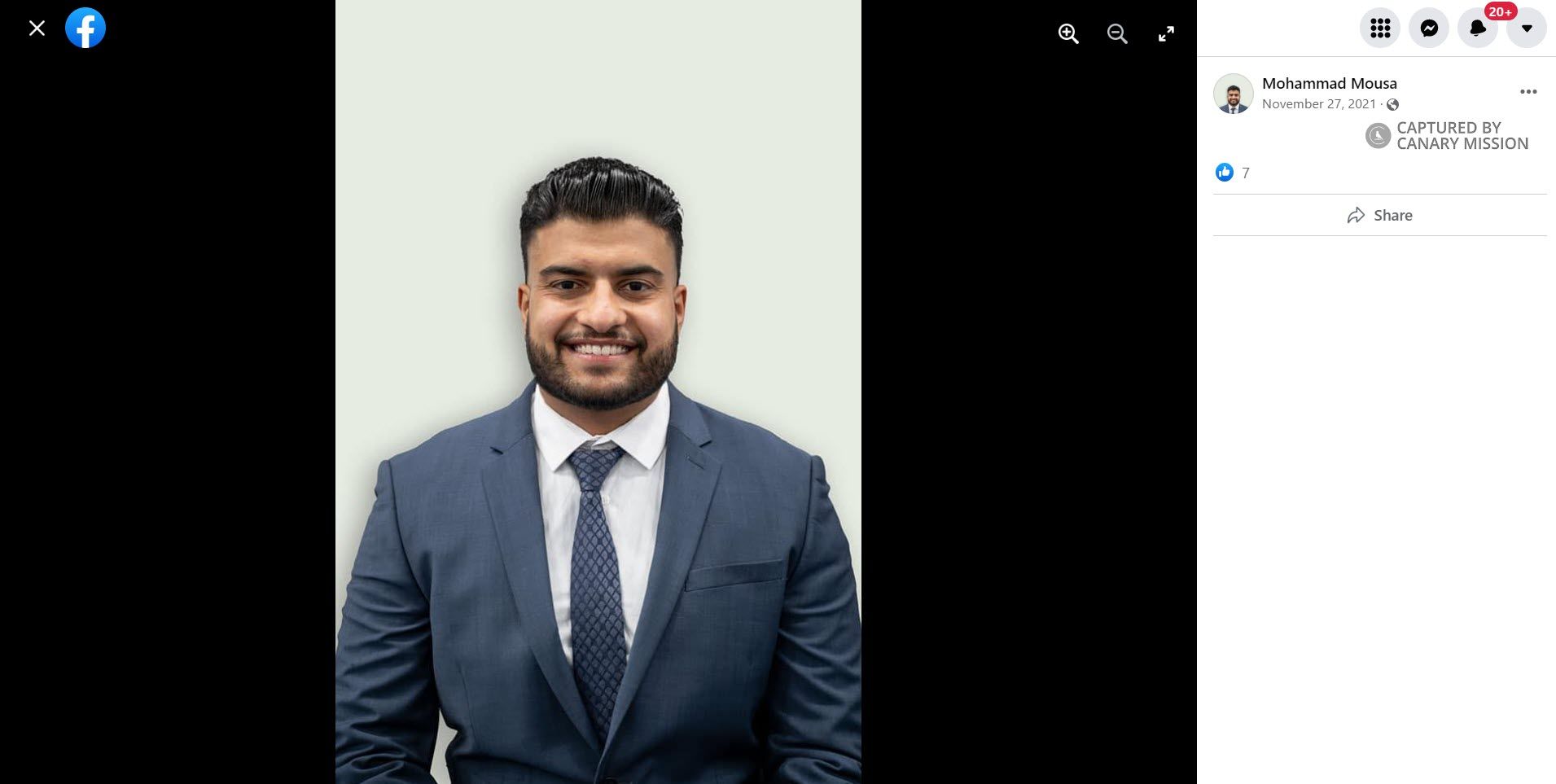 Mohammad Mousa - Canary Mission