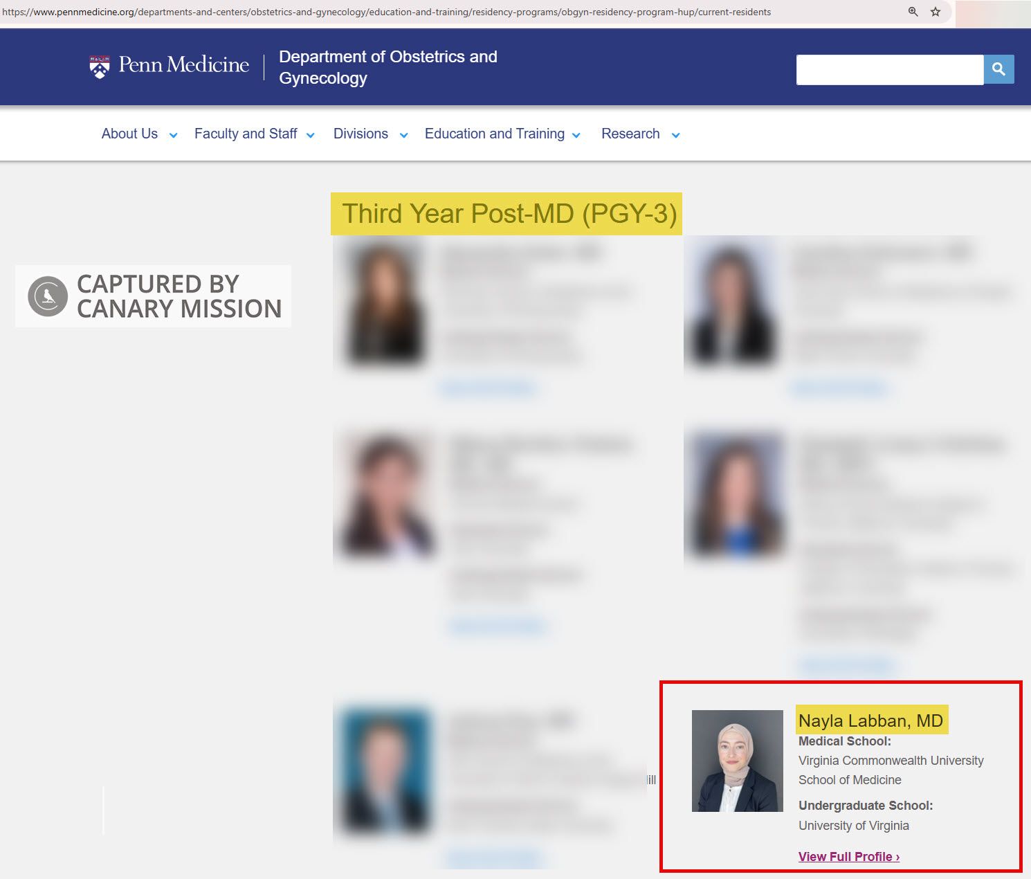 Nayla Labban - Canary Mission