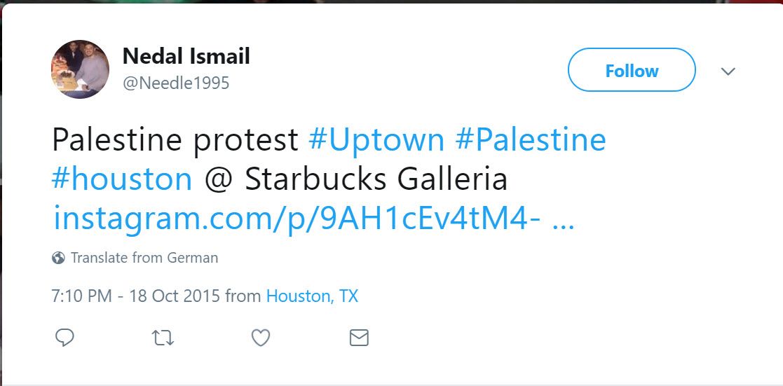 Nedal Ismail - Canary Mission