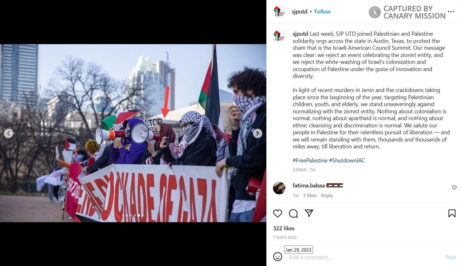 Nidaa Lafi - Canary Mission